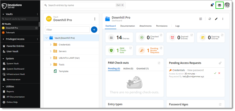 Secure messages - Devolutions Documentation